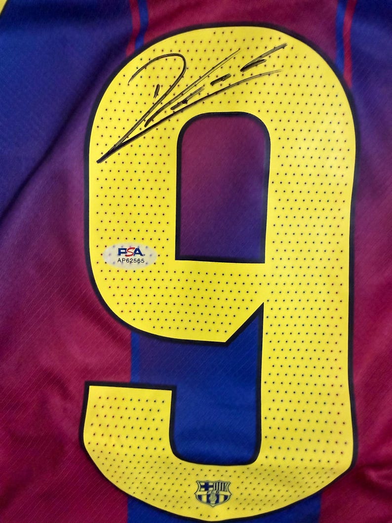 Robert Lewandowski PSA/DNA Signed Autographed Barcelona Jersey COA - Etsy