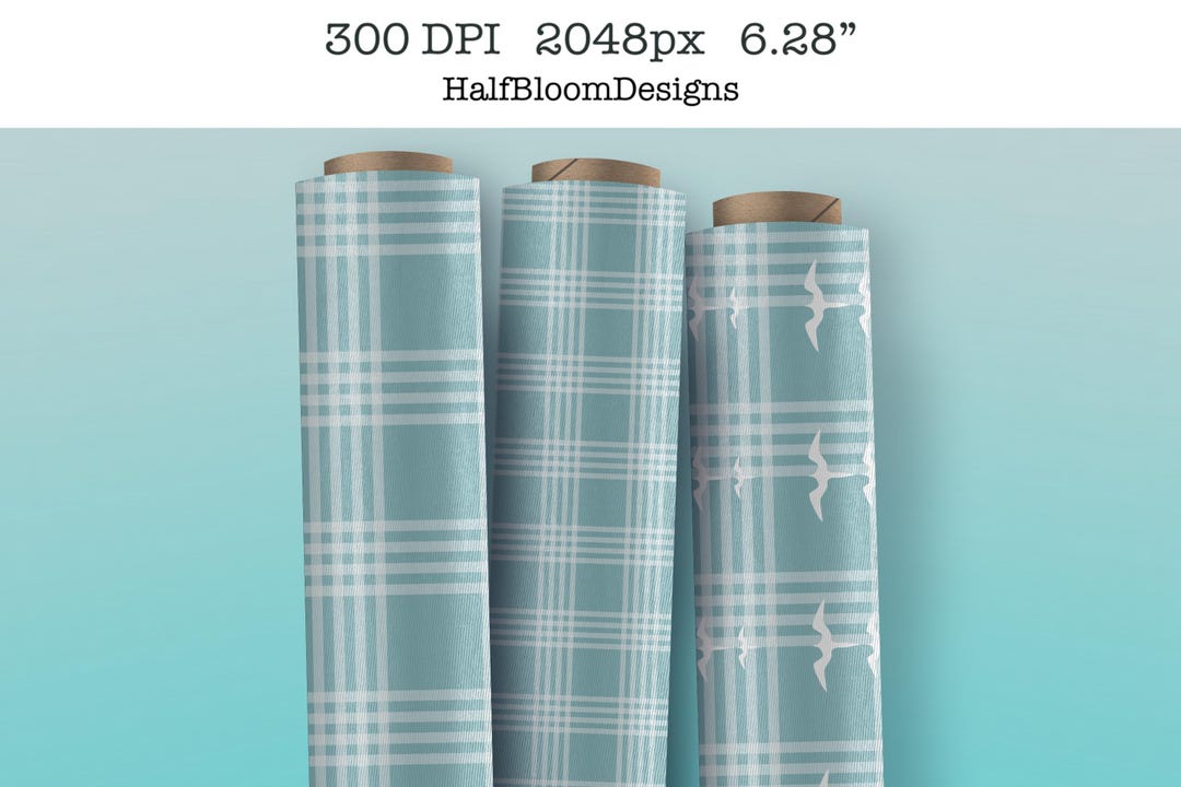 Blue Palaka Plaid Seamless File (digital Download) - Etsy