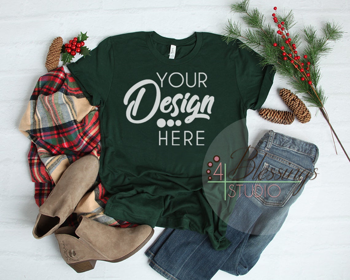 Winter Mockup Bundle Bella Canvas Mockup Bundle T Shirt Flay - Etsy