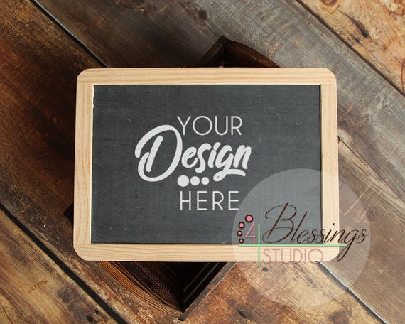Chalkboard Mockup Chalkboard Sign Template Rustic Framed | Etsy