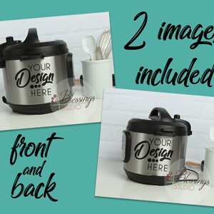Instant Pot Mockup Photo Instapot Mockup Decal Mock up Blank Photo SVG ...