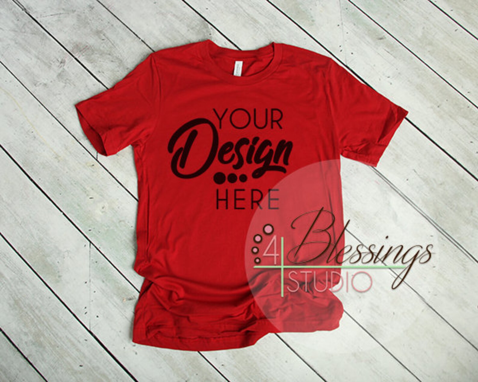 Red T Shirt Bella Canvas Mockup 3001 Canvas Red Unisex Shirt - Etsy