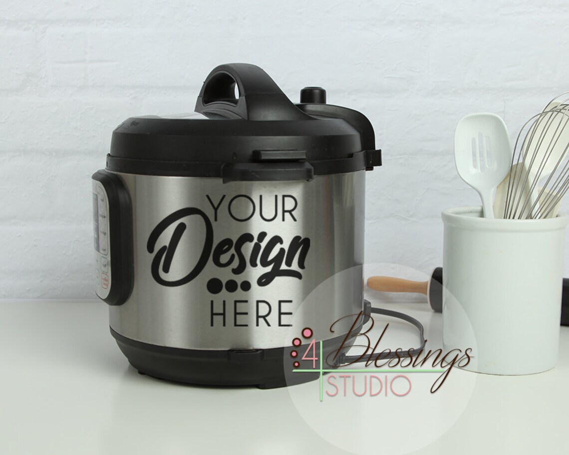 Instant Pot Mockup Photo Instapot Mockup Decal Mock up Blank - Etsy