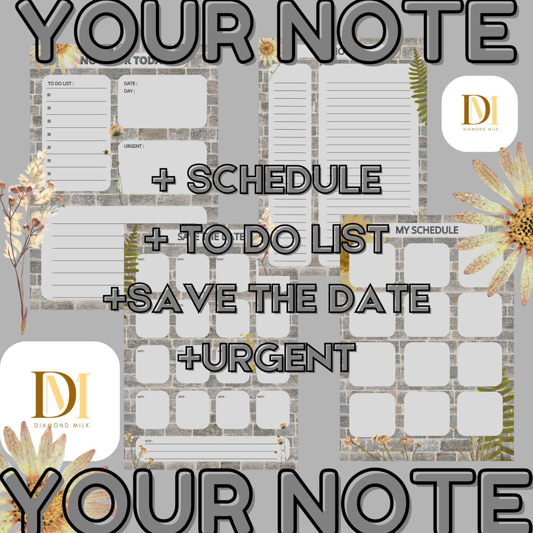 Digital Planning Template, Goal Tracker (digital Download) - Etsy Canada