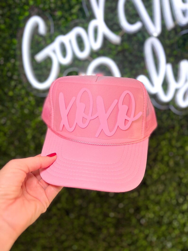 XOXO Valentine’s Day Trucker Hats - Etsy