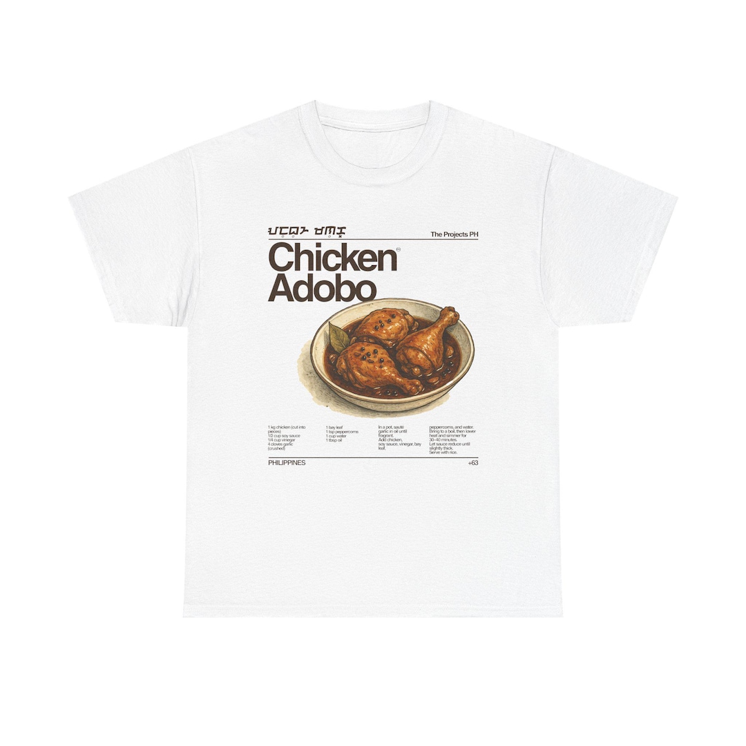 Chicken Adobo Tee | Filipino Food Culture Shirt - Etsy