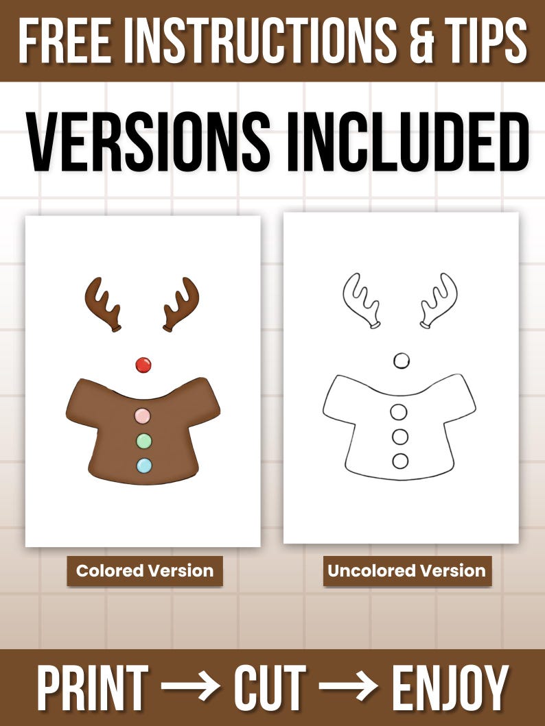 Gingerbread Disguise Reindeer, Disguise a Gingerbread Man, Reindeer ...