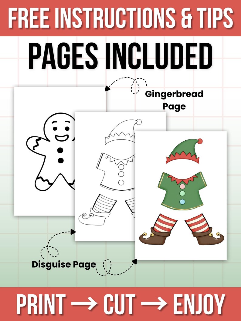 Disguise a Gingerbread Man, Gingerbread in Disguise, Elf Gingerbread ...