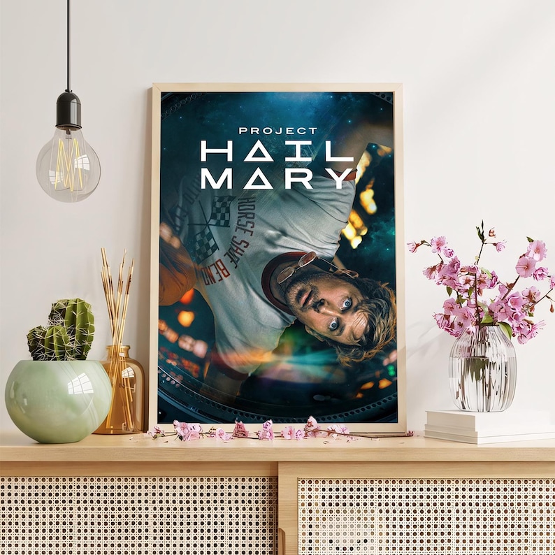 Project Hail Mary (2026) Movie Poster,frameless Canvas Posters,vintage ...