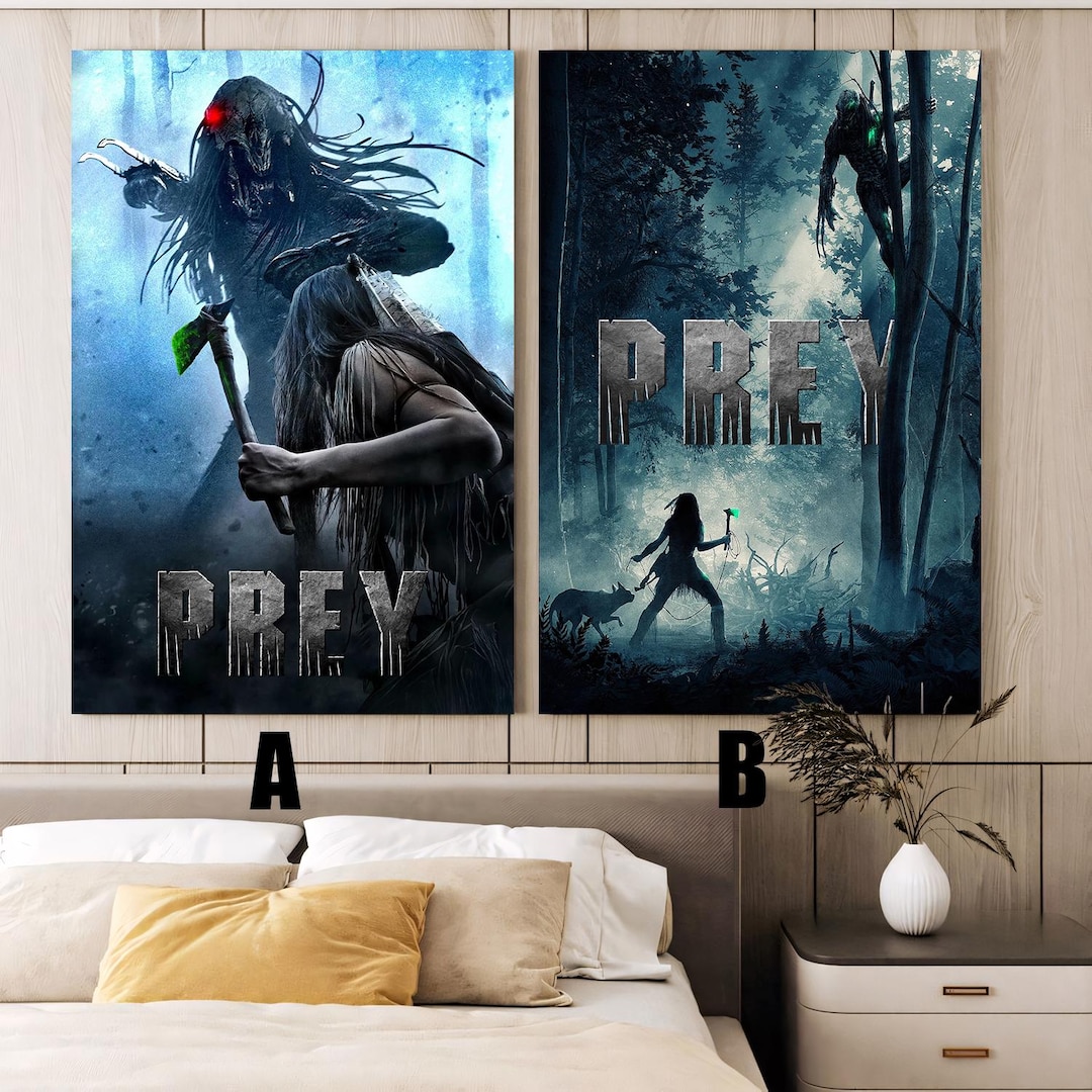 Prey (2022) Movie Poster,frameless Canvas Posters,vintage Posters ...