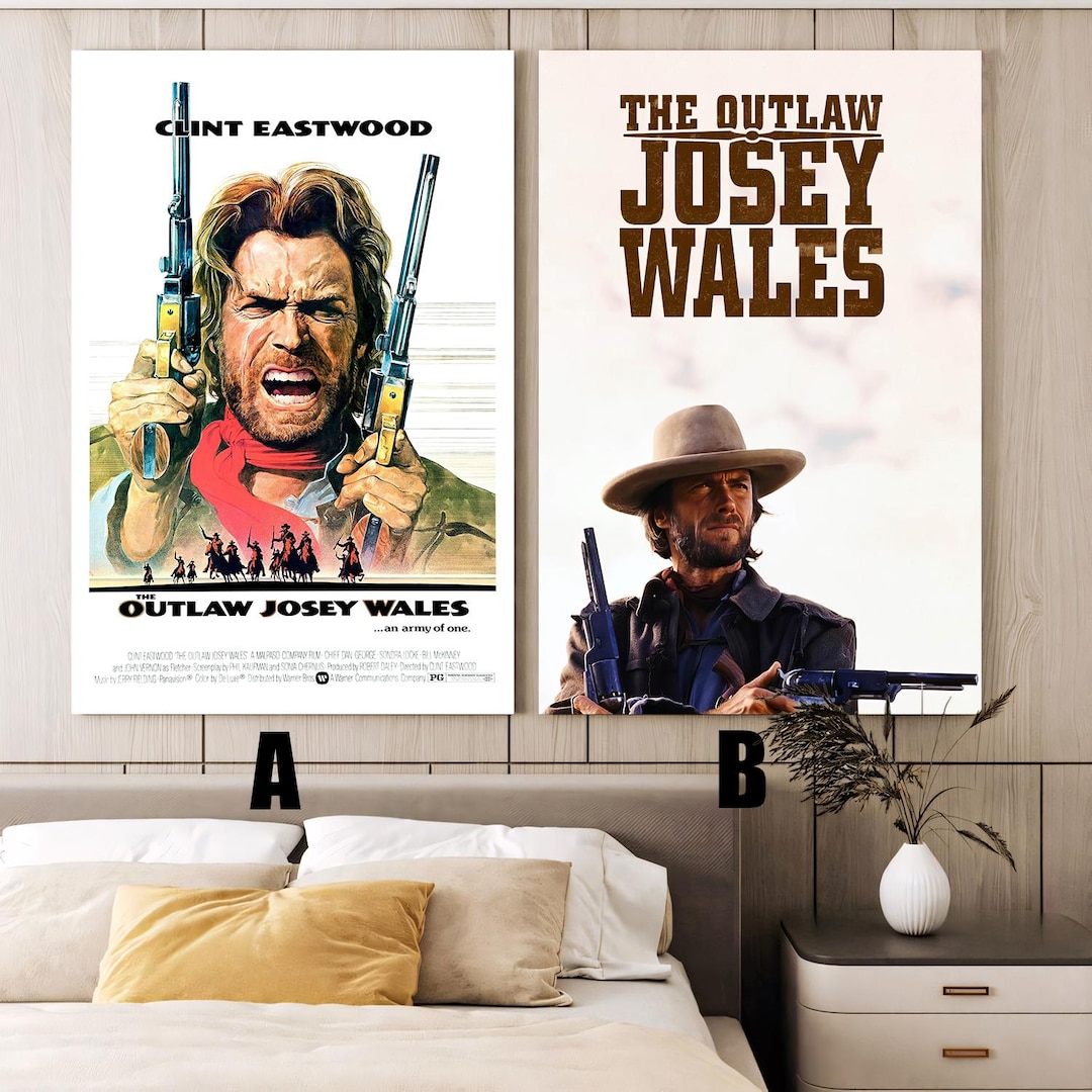 The Outlaw Josey Wales (1976) Movie Poster,frameless Canvas Posters ...