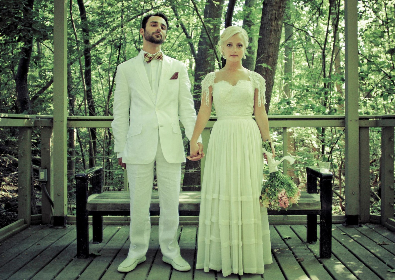 Emily-rose: Classic Simple Wedding Gown Handmade With Lace and Chiffon ...