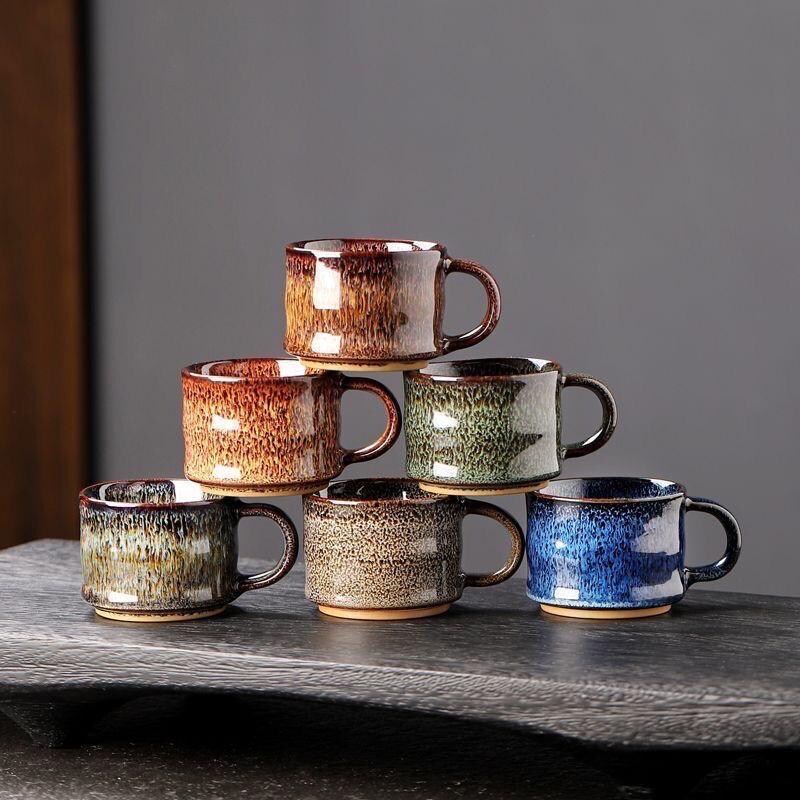 Handmade Small Mugs 4 Set - Etsy