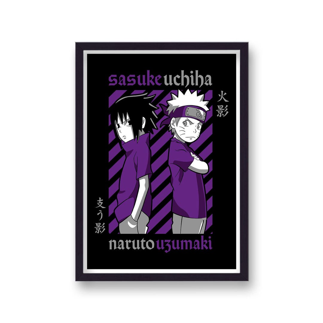 Naruto Uchiha Poster: Shonen Jump Anime Art (unframed Print) - Etsy