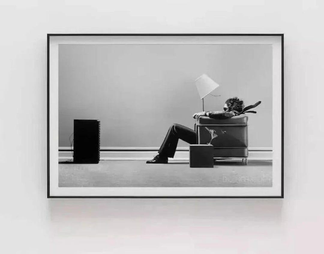 Blown-away Guy Poster, Maxell Ad 1979 by Steve Steigman Poster PNG File ...