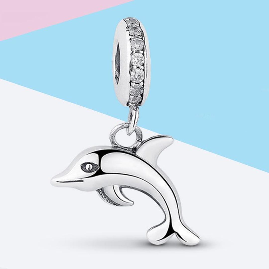 Pandora Sterling Silver Playful Dolphin Pendant Charm S925 ALE - Etsy