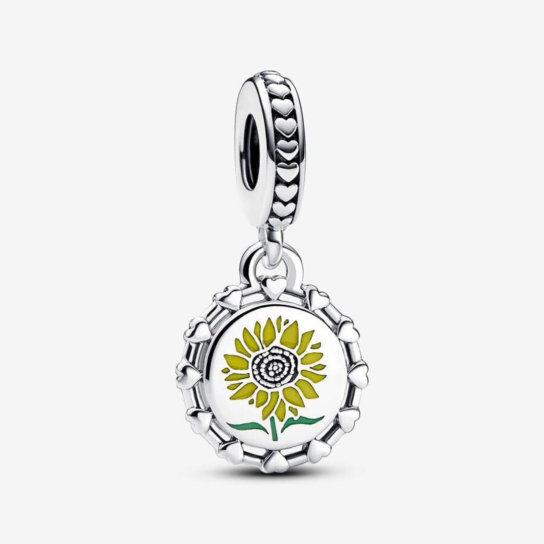 Pandora Sunflower Dangle Charm - Etsy