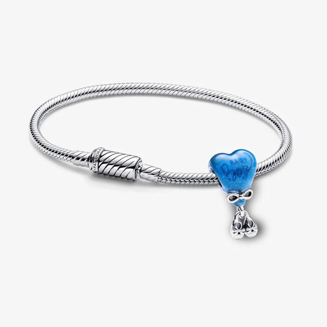 Pandora Color-changing Boy Charm Moments Magnetic Clasp Snake Chain ...
