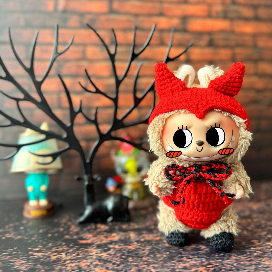 Crochet Pattern the Monster Doll Red Halloween Costume Outfit - Etsy