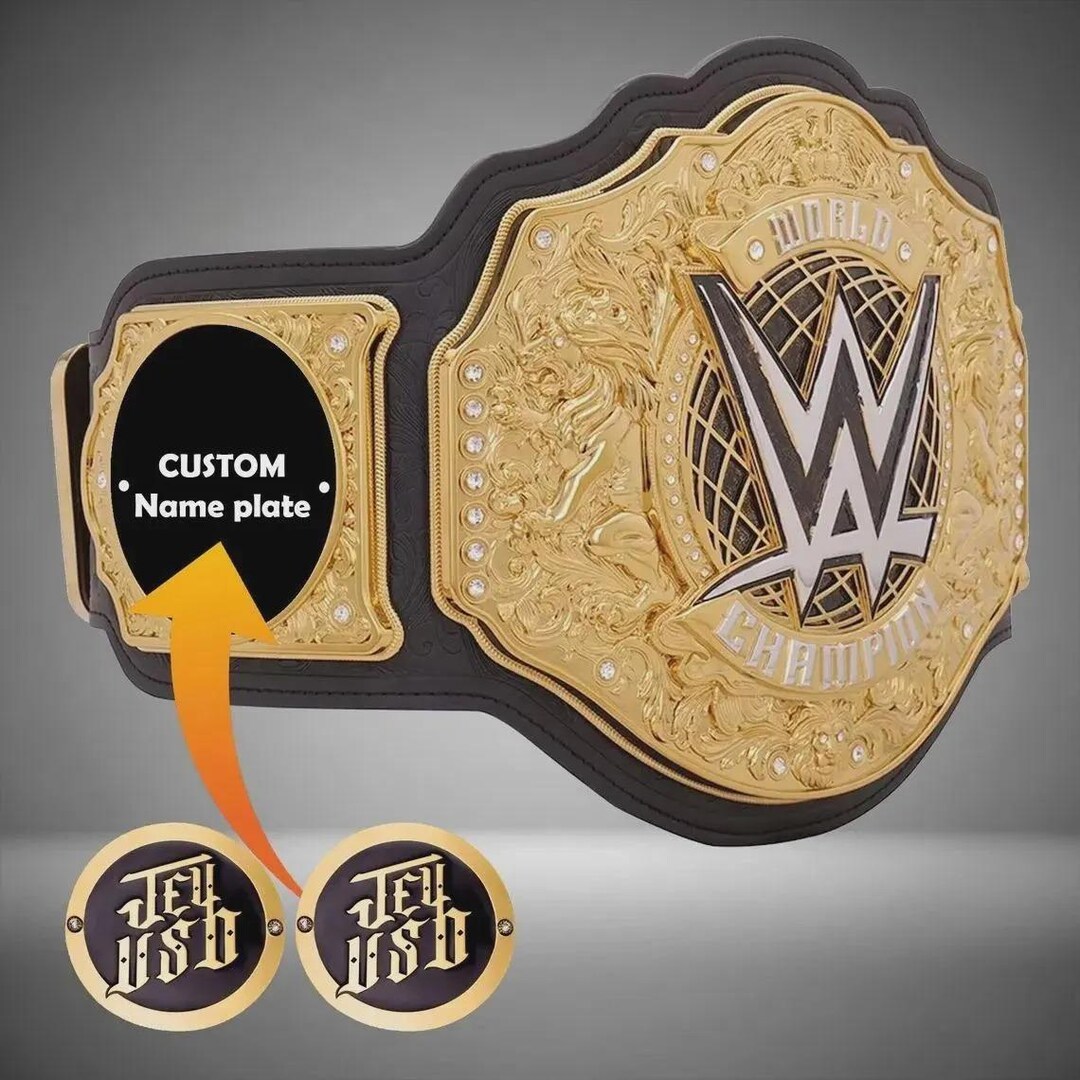 Custom World Heavyweight Wrestling Championship Replica Belt Adult Size ...
