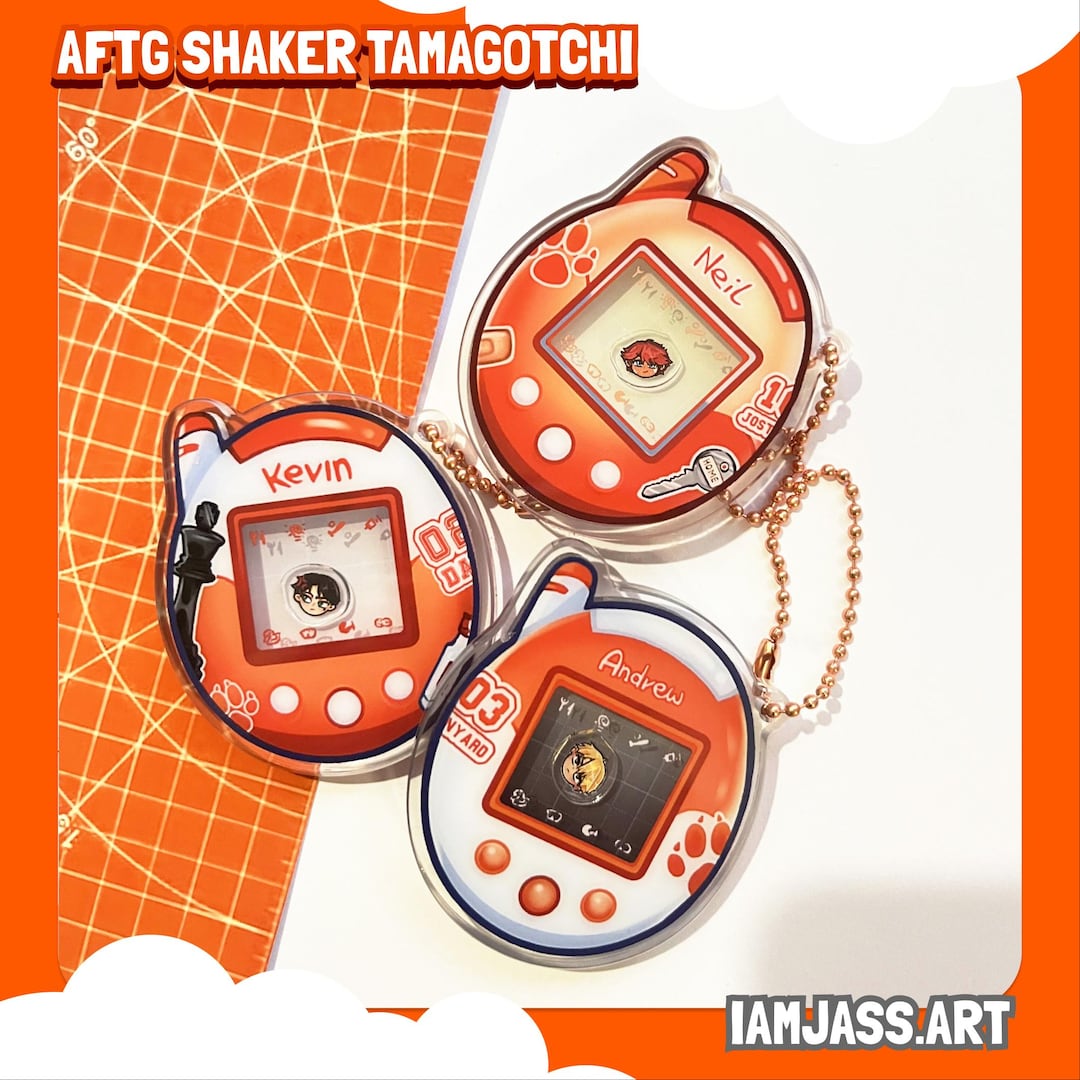 All for the Game Shaker Keychains 2.5" - Neil, Andrew, Kevin ...