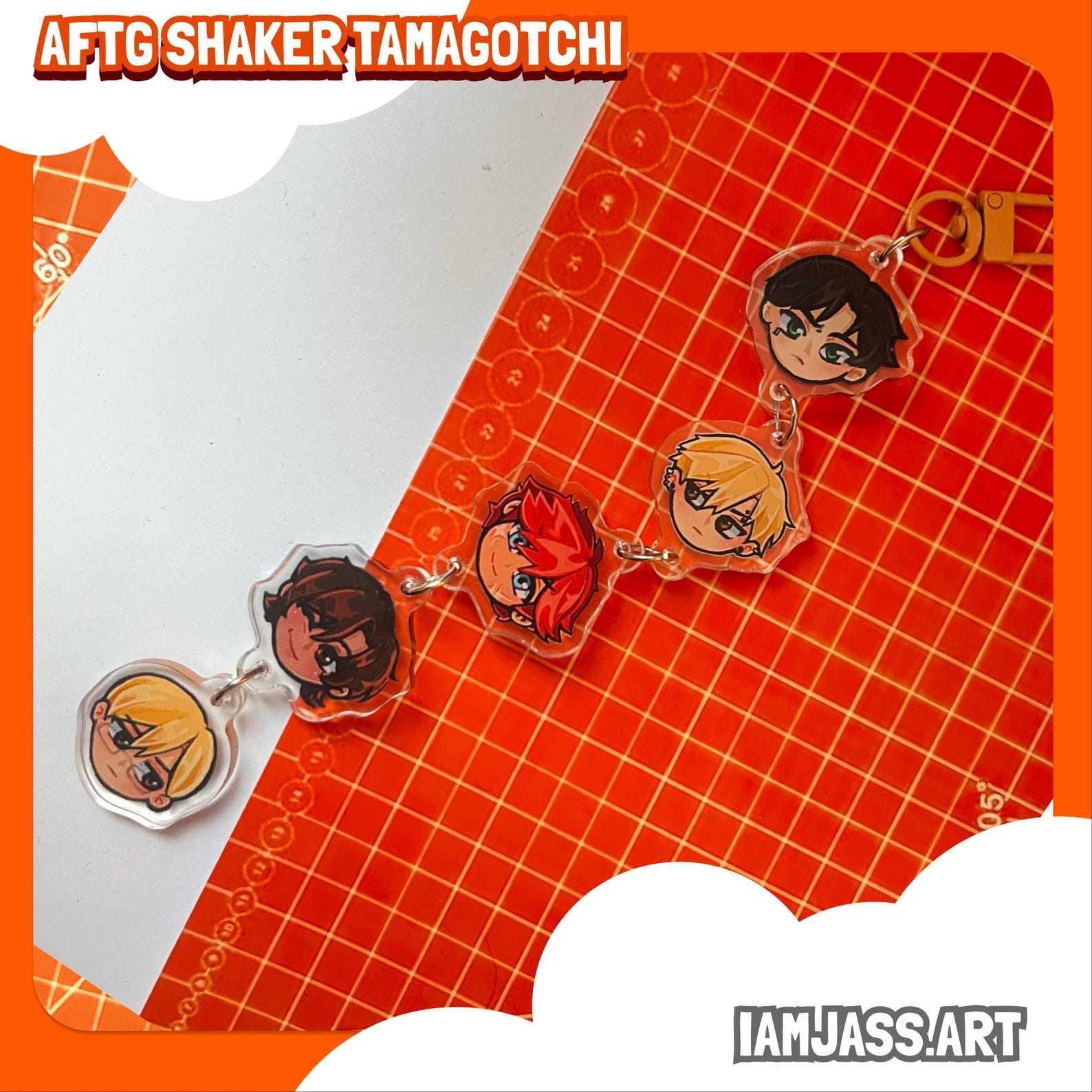 AFTG - All for the Game Linked Keychains - the Monsters - Andrew - Neil ...