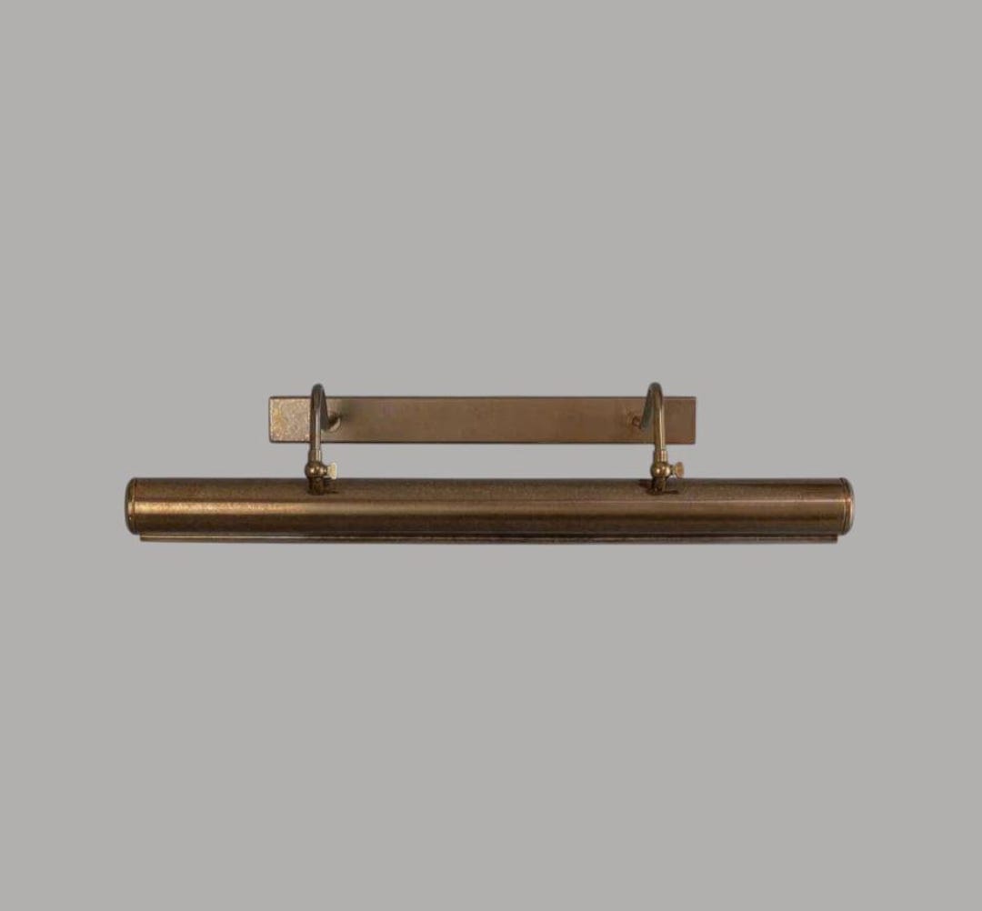 Antique Brass Picture Light Adjustable Photo Frame Wall Lamp Interior ...