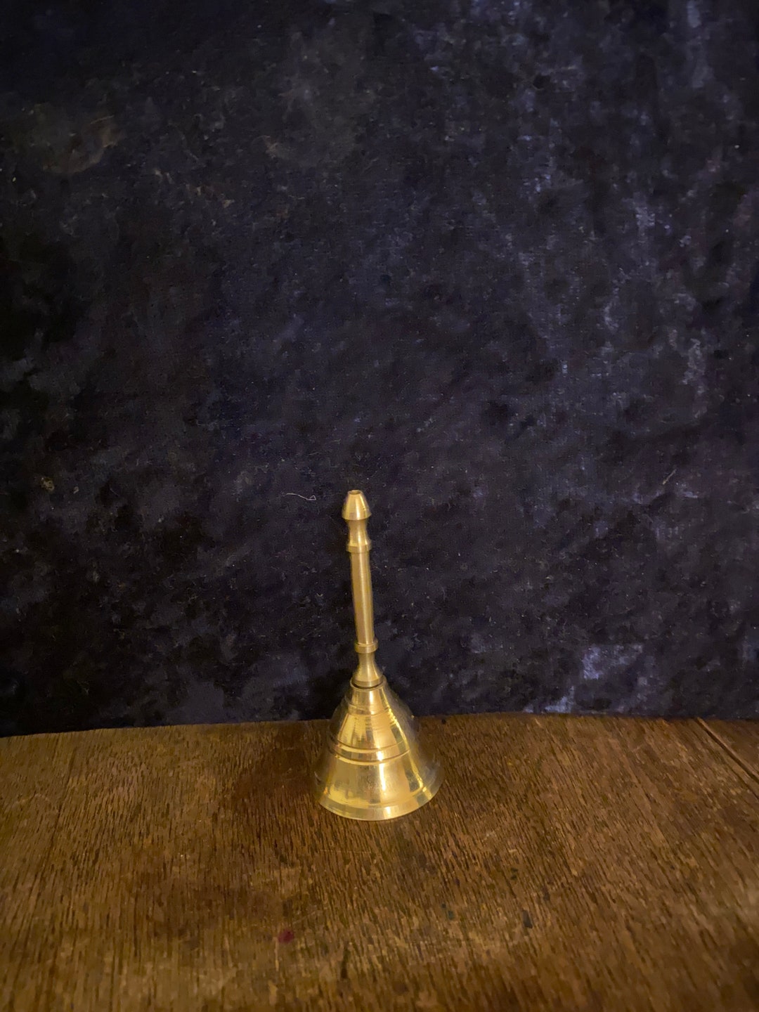 Small Brass Bell Puja Bell Indian Handicraft Supplies Sunnydaydreams ...