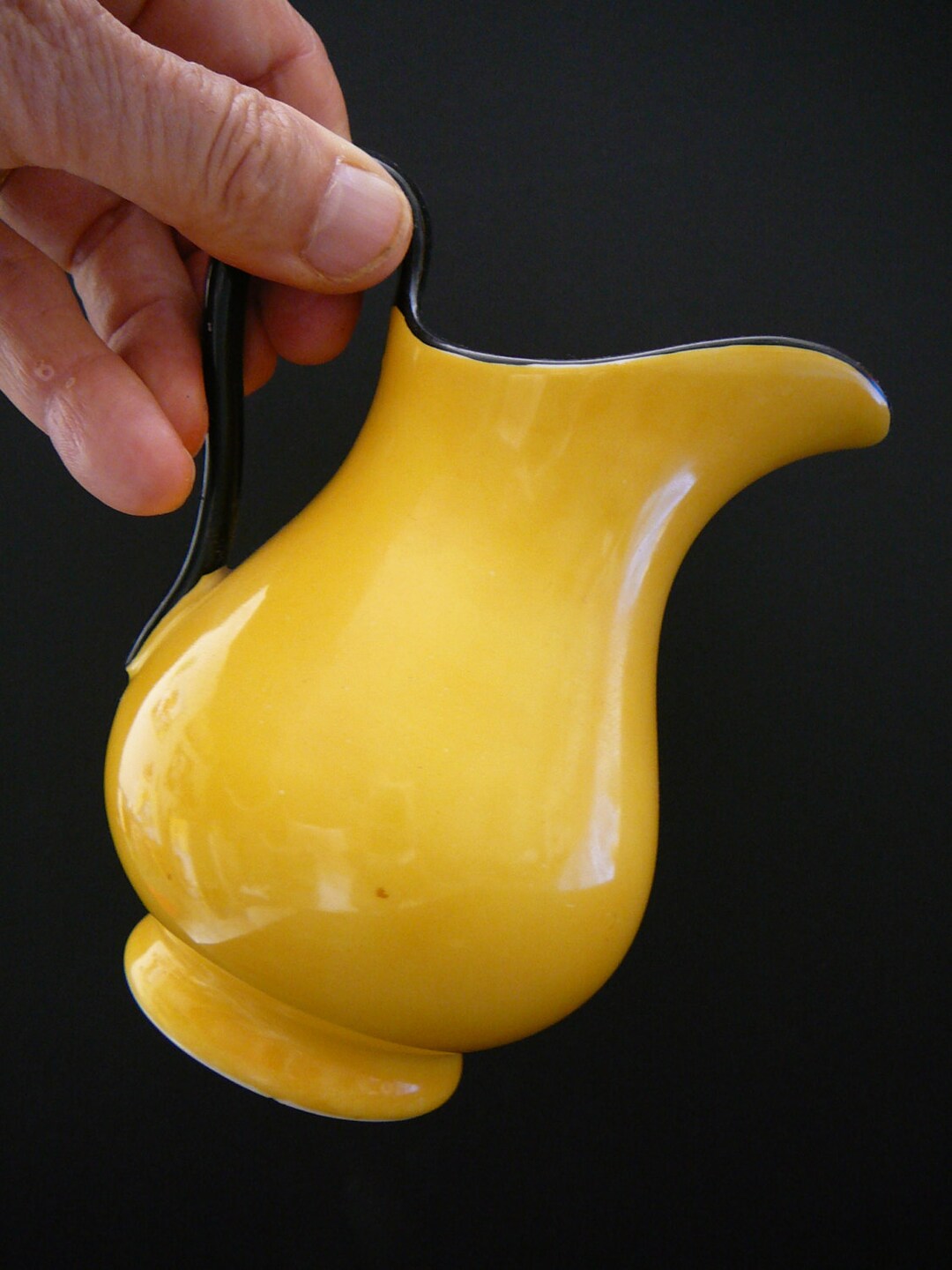 Ford and Pointon Elegant Yellow Milk Jug Made in England, Vintage ...