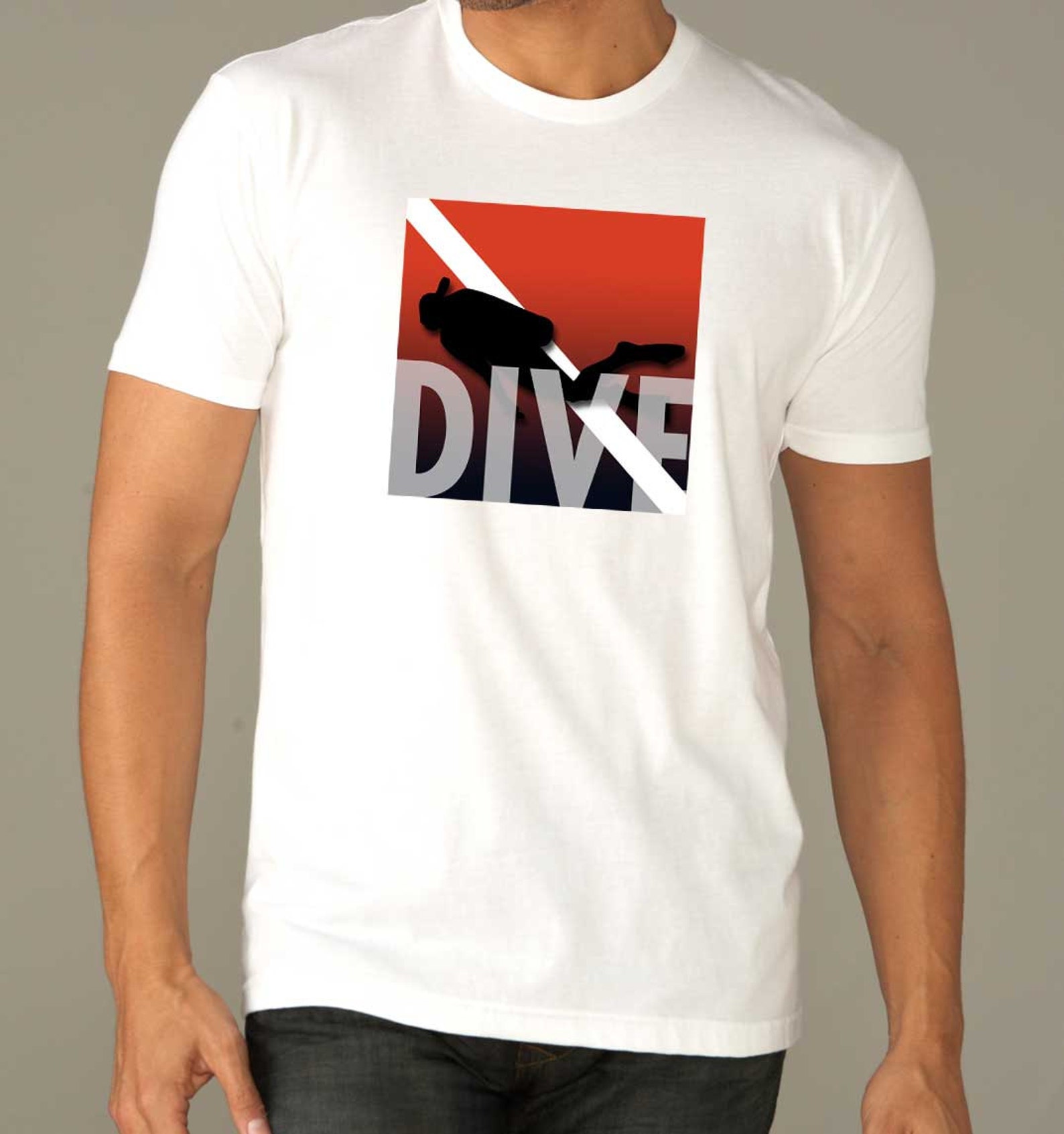 Scuba Diving Mens T-shirt | DIVE | Men's Scuba Shirt | Scuba Diving ...