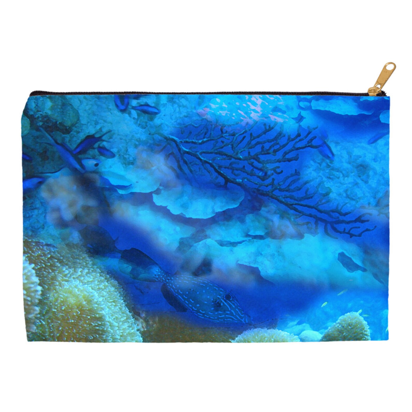 Accessory Pouch | Underwater Art | Zippered Accessory Pouch | Scuba ...