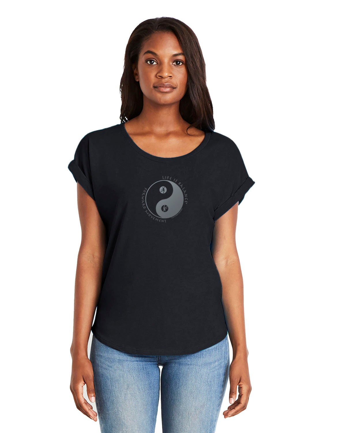 Yin Yang Dance T-shirt: Inspirational Women's Graphic Tee - Etsy