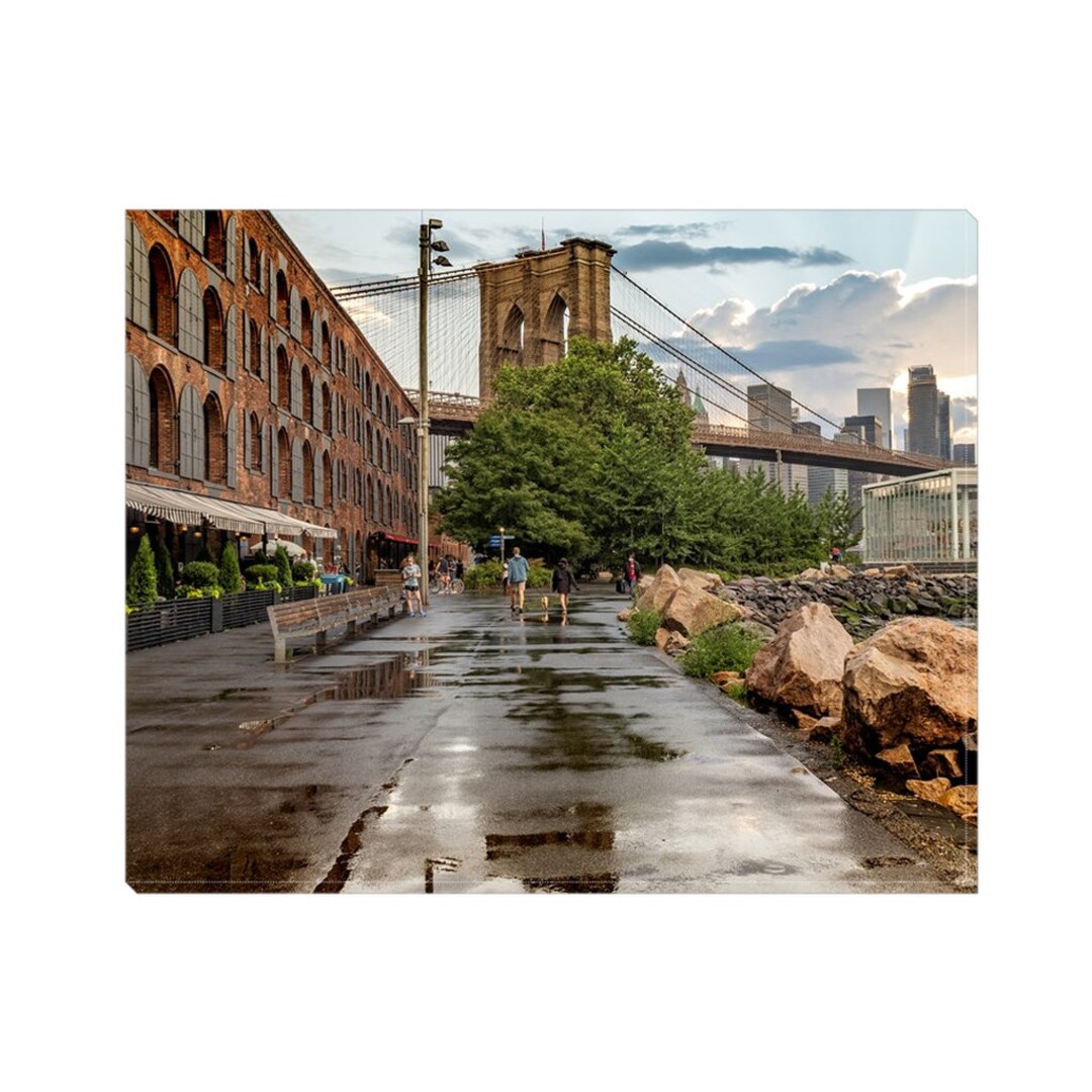 DUMBO After the Rain Fine Art Canvas Wrap Wall Art NYC Brooklyn Canvas ...