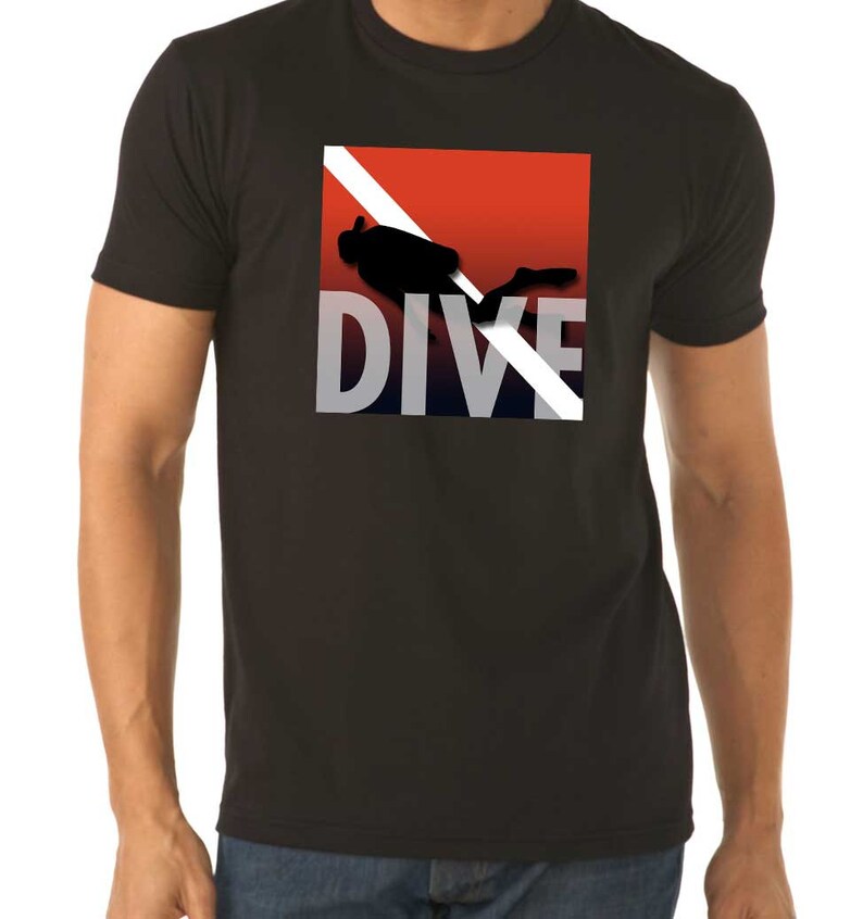 Scuba Diving Mens T-shirt | DIVE | Men's Scuba Shirt | Scuba Diving ...
