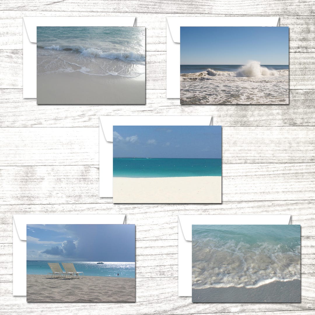 Ocean Surf Set of 10 Note Cards | Fine Art Photography Greeting Cards ...