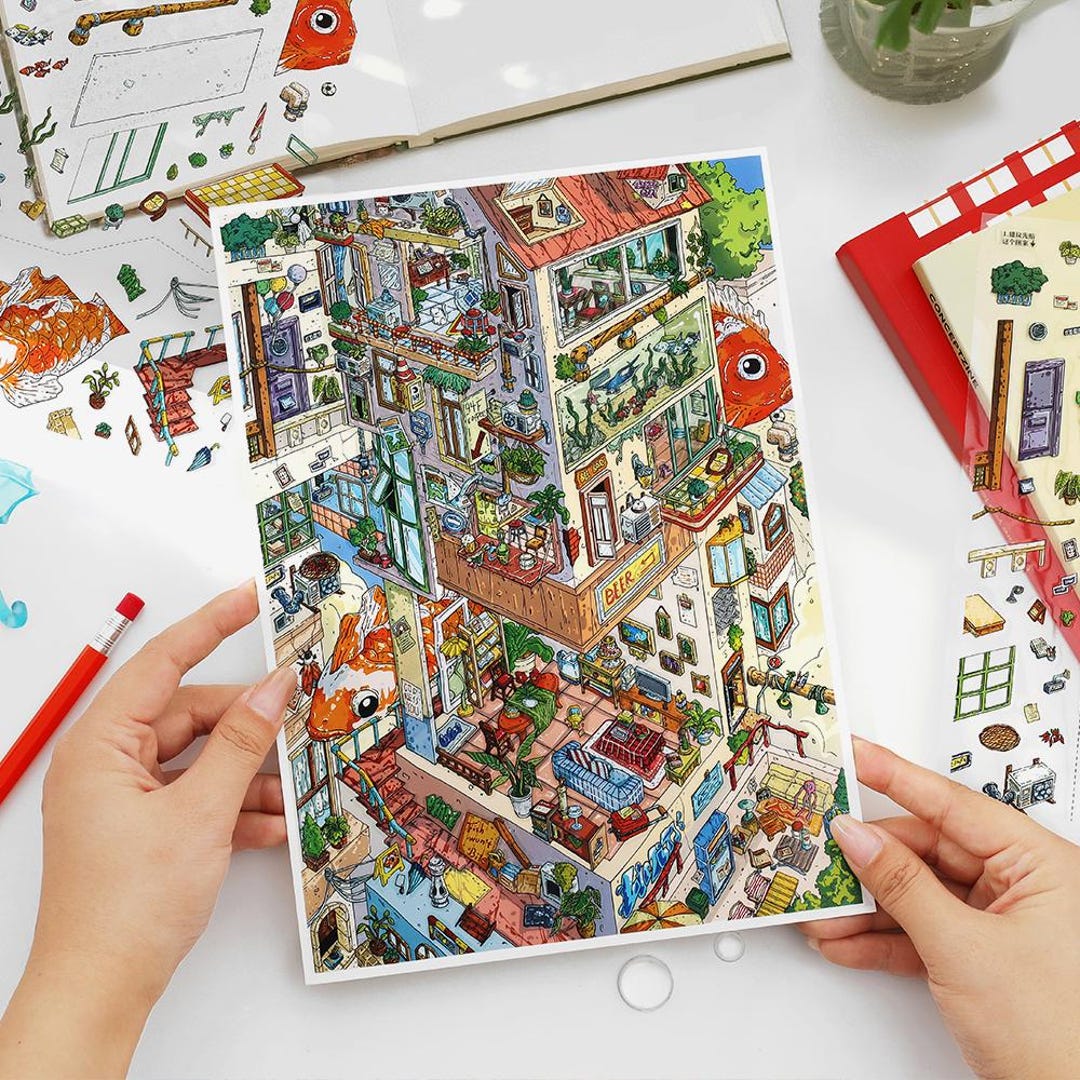 Big Size Inception Dream Architecture Collection, DIY Craft, Stress ...