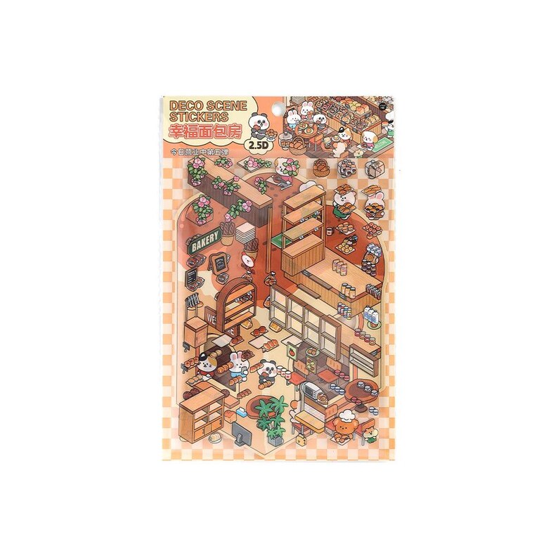 3D Miniature Theme Scene Stickers, DIY Craft Stickers (4 Pieces) - Etsy