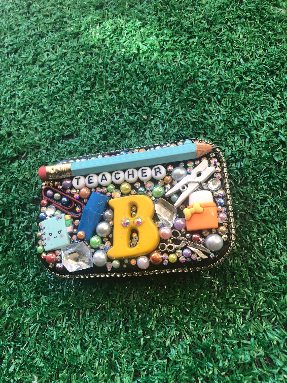 Altered Altoid Tin Wallet Teacher School - Etsy
