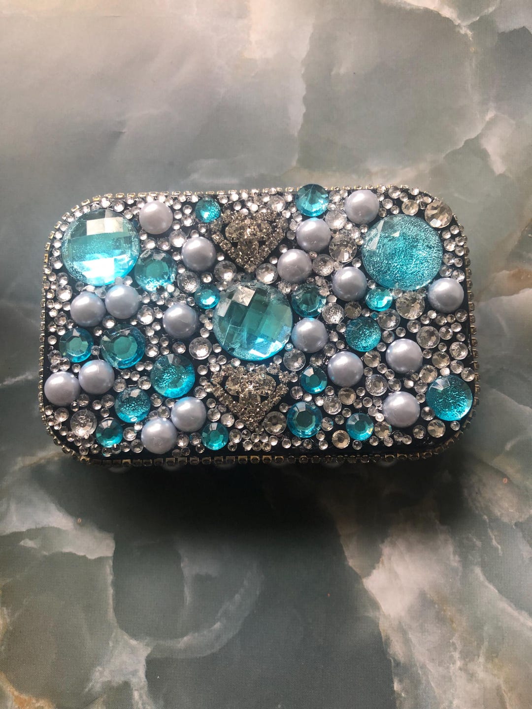 Altered Altoid Tin Wallet Blue Heart - Etsy
