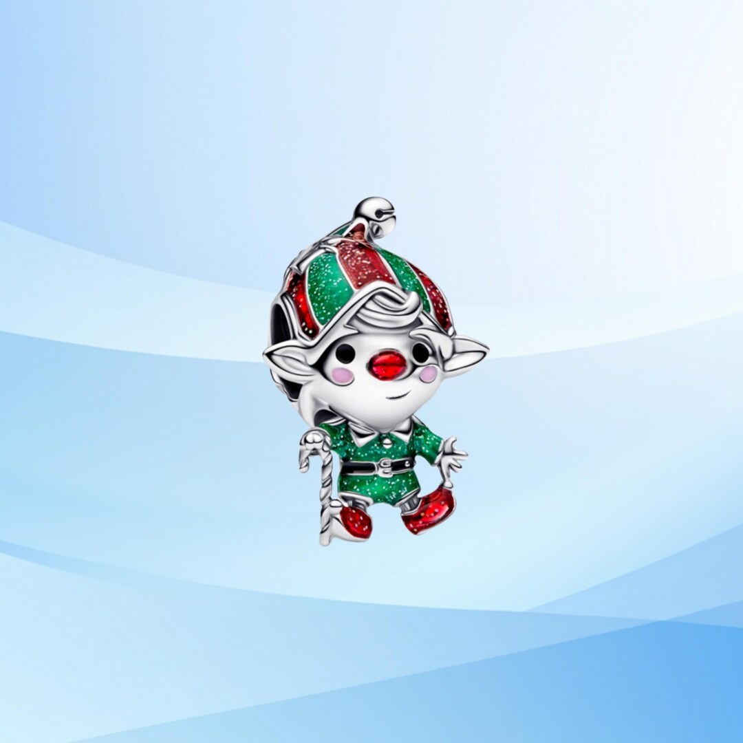 Pandora Moveable Elf Charm, Bracelet or Necklace Silver, Christmas ...