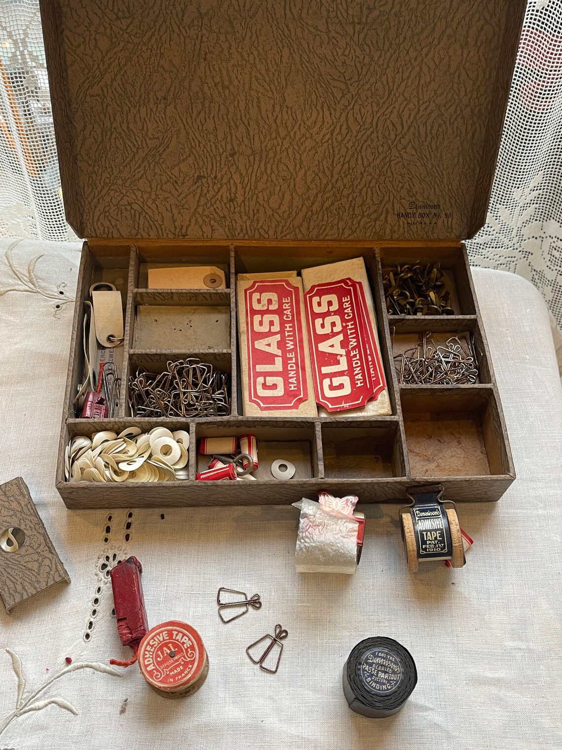 Dennison's Handy Box No. 96. Vintage Stationary Box - Etsy