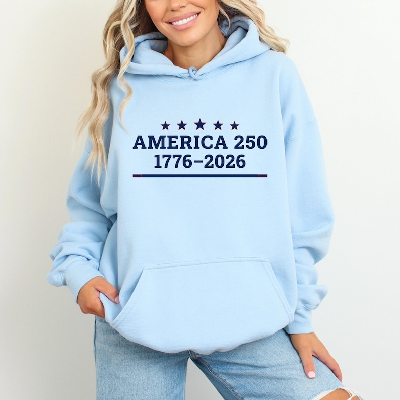 America 250 Shirt, 1776-2026 Anniversary, Varsity Style USA Tee ...