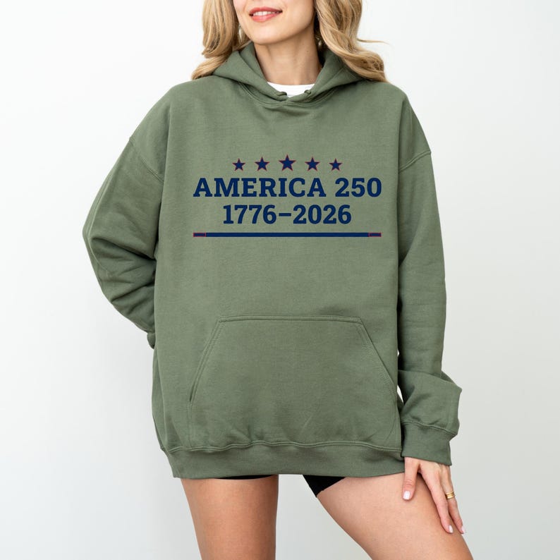 America 250 Shirt, 1776-2026 Anniversary, Varsity Style USA Tee ...