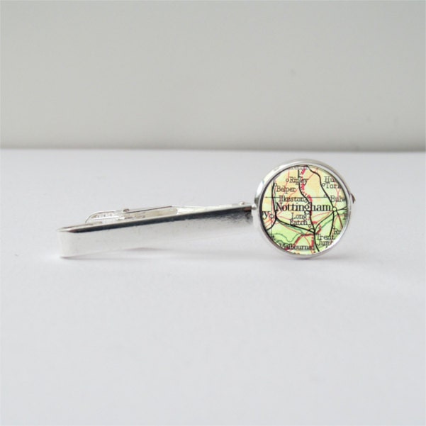 Custom Tie Clip, Map Tie Clip, Personalized Mens Gift - Etsy