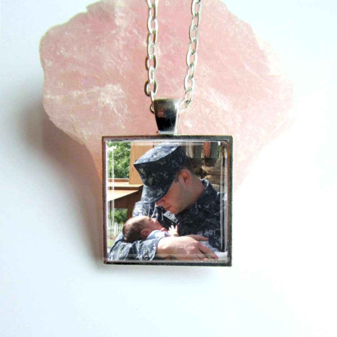 Custom Photo Necklace, Personalized Photo Pendant, Keepsake Jewelry - Etsy