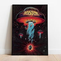 Concert Poster of the Band Boston From Their Aloha Stadium Concert ...