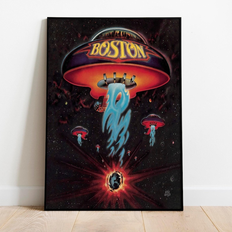 Boston Rock Band Posters - Etsy