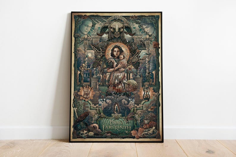 Pan's Labyrinth Poster Pans Labyrinth Fauno Wall Art Ofelia Poster Pale ...