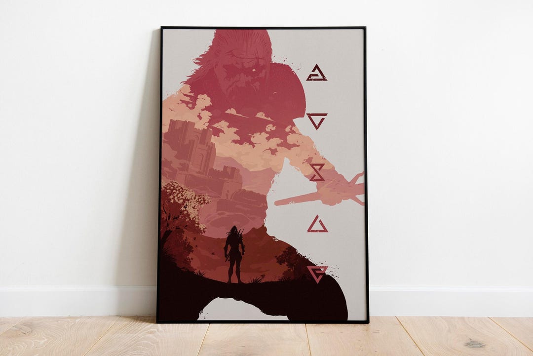 Witcher Poster CD Project Witcher 3 Game Poster Geralt of Rivia Poster ...