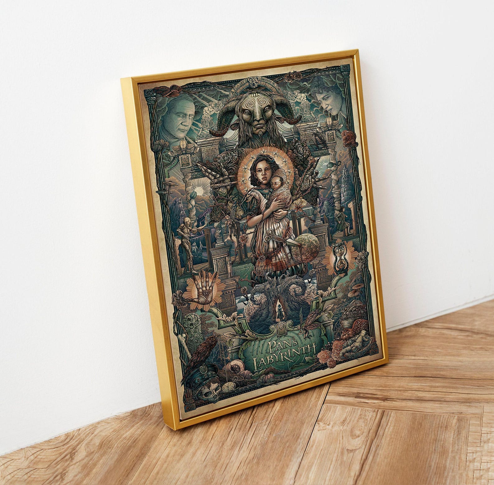 Pan's Labyrinth Poster Pans Labyrinth Fauno Wall Art Ofelia Poster Pale ...